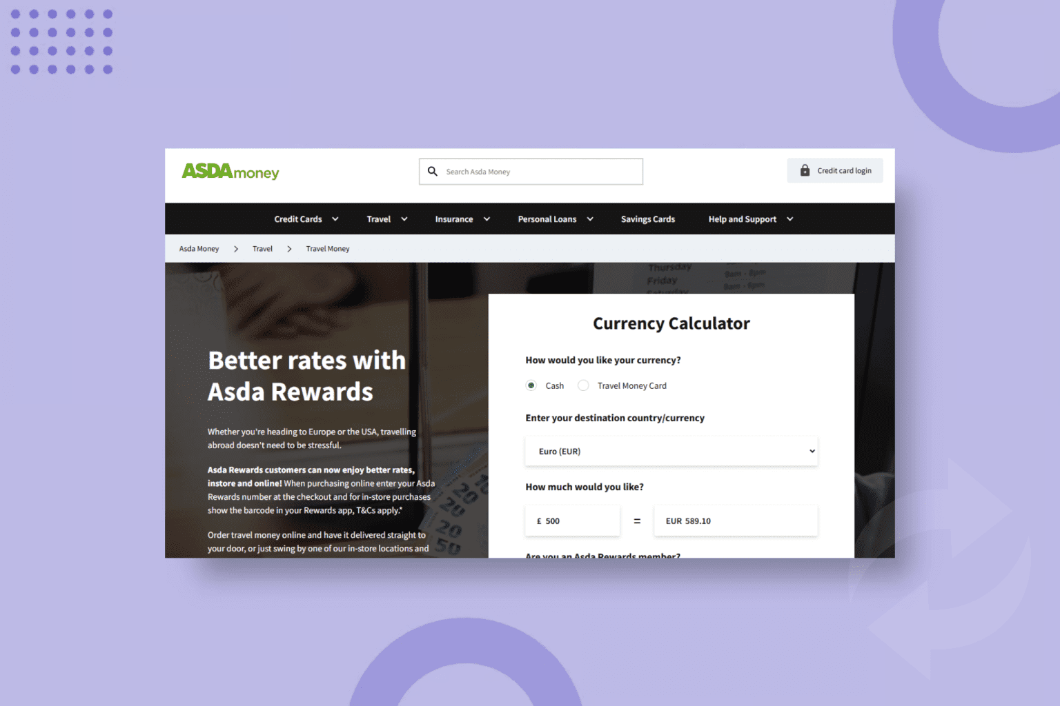 Asda Money Travel Money Review - Compare Travel Cash Blog